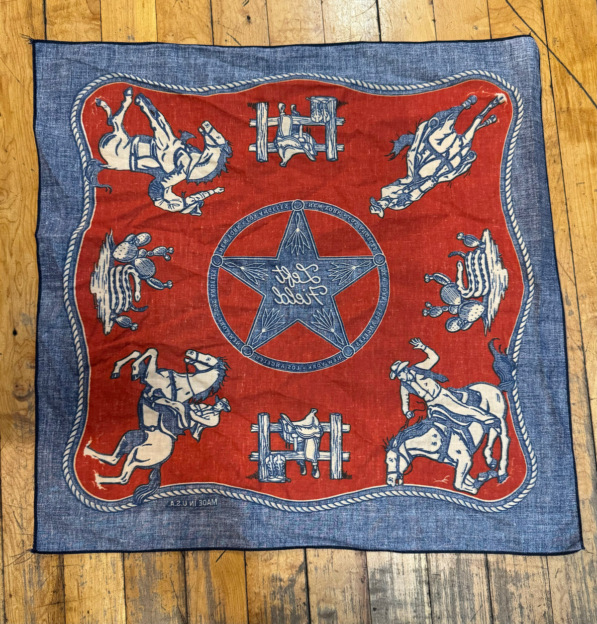 Western Printed Bandana – Left Field NYC