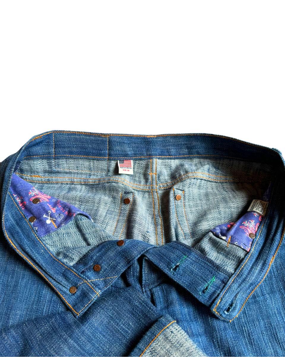 Greaser 12 oz Handloom Natural Indigo Dyed Denim – Left Field NYC