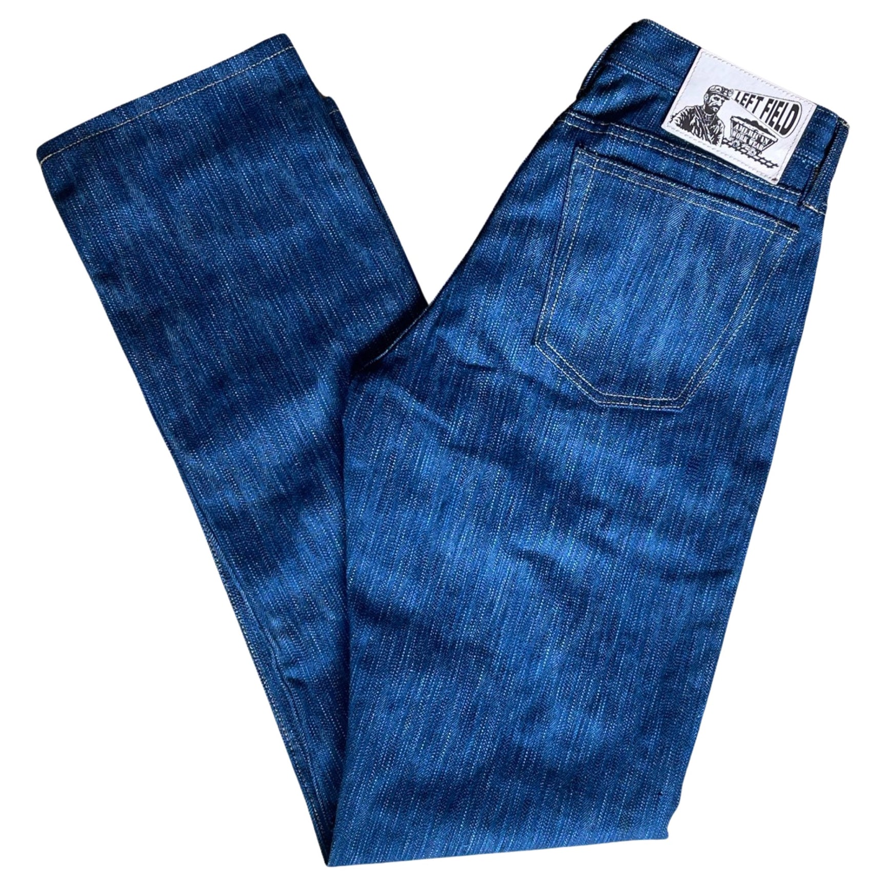 Greaser Tokushima Shoai Hank Dyed denim (Natural plant dyed Indigo) Si ...