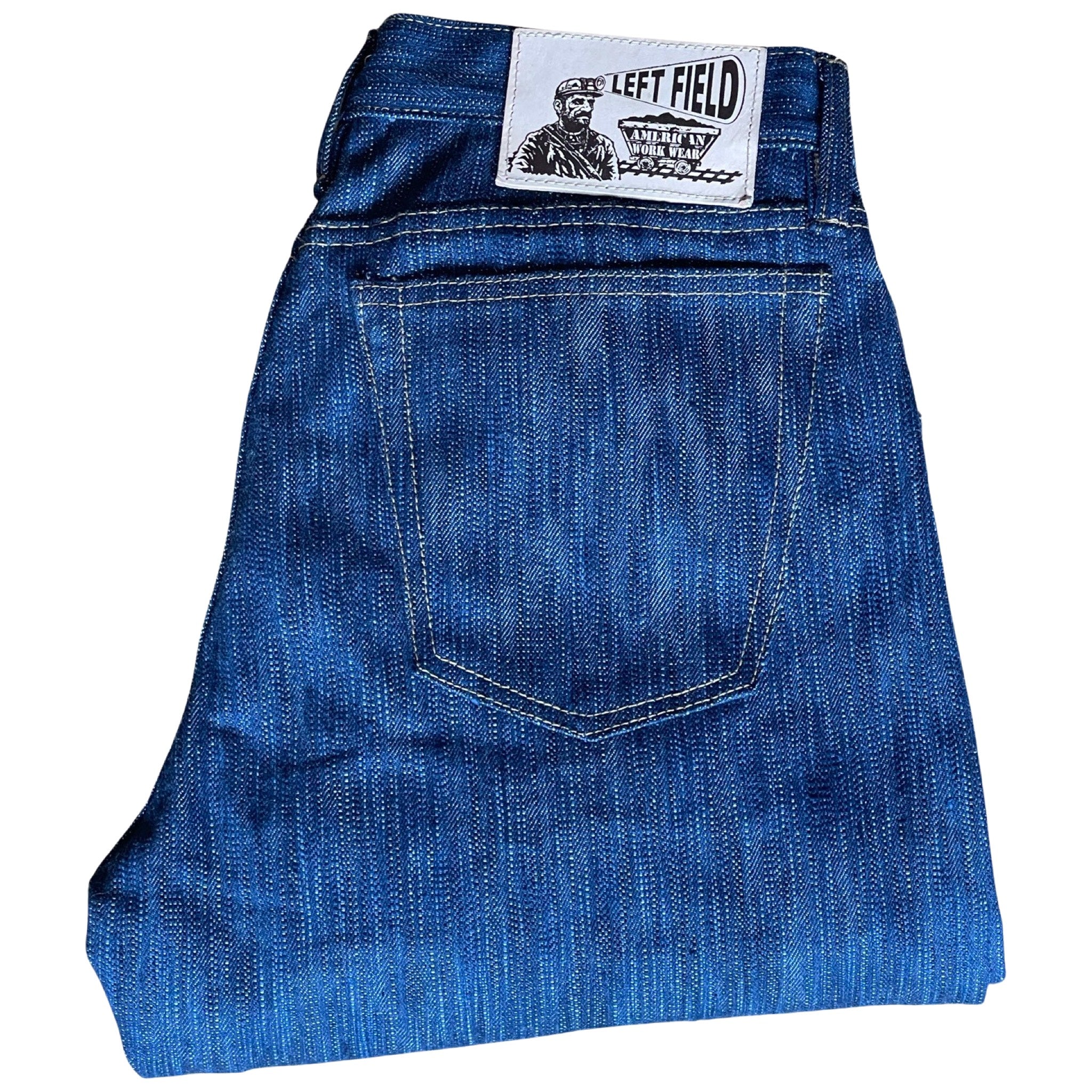 Greaser Tokushima Shoai Hank Dyed denim (Natural plant dyed Indigo) Si ...