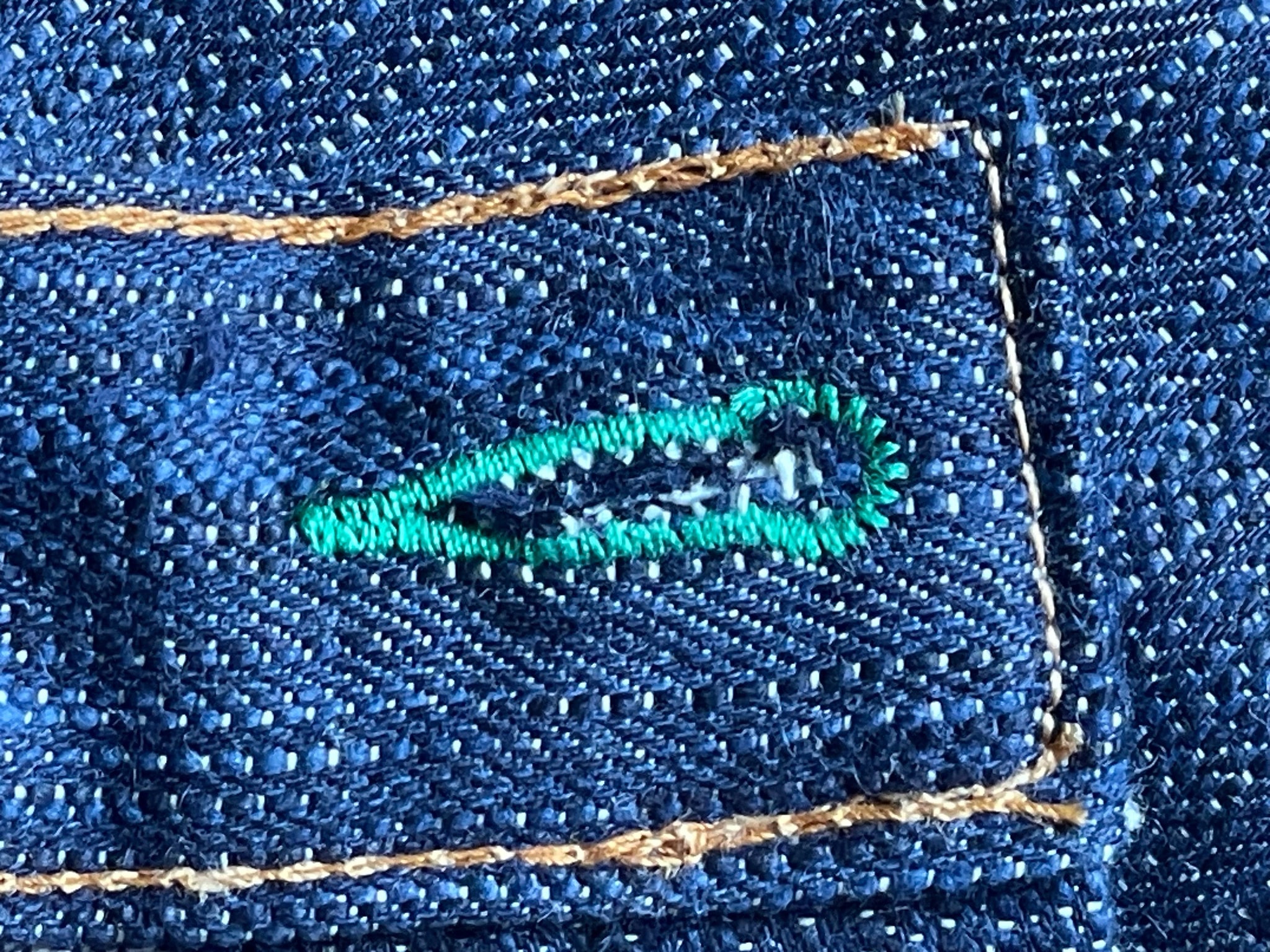 Greaser Tokushima Shoai Hank Dyed denim (Natural plant dyed Indigo) Si ...