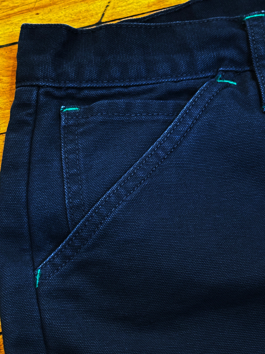 Vintage Wash Navy Duck Mt Vernon 13 oz Work Uniform Chino Wider Fit ...
