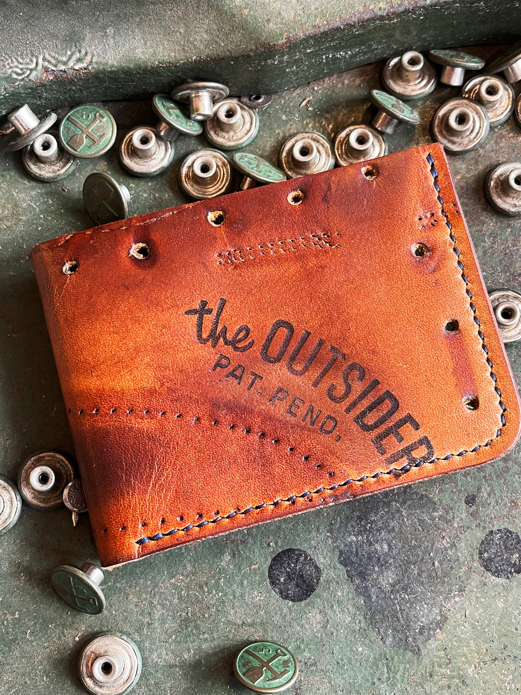 25th Anniversary Genuine Vintage Leather Baseball Wallets – Left Field NYC