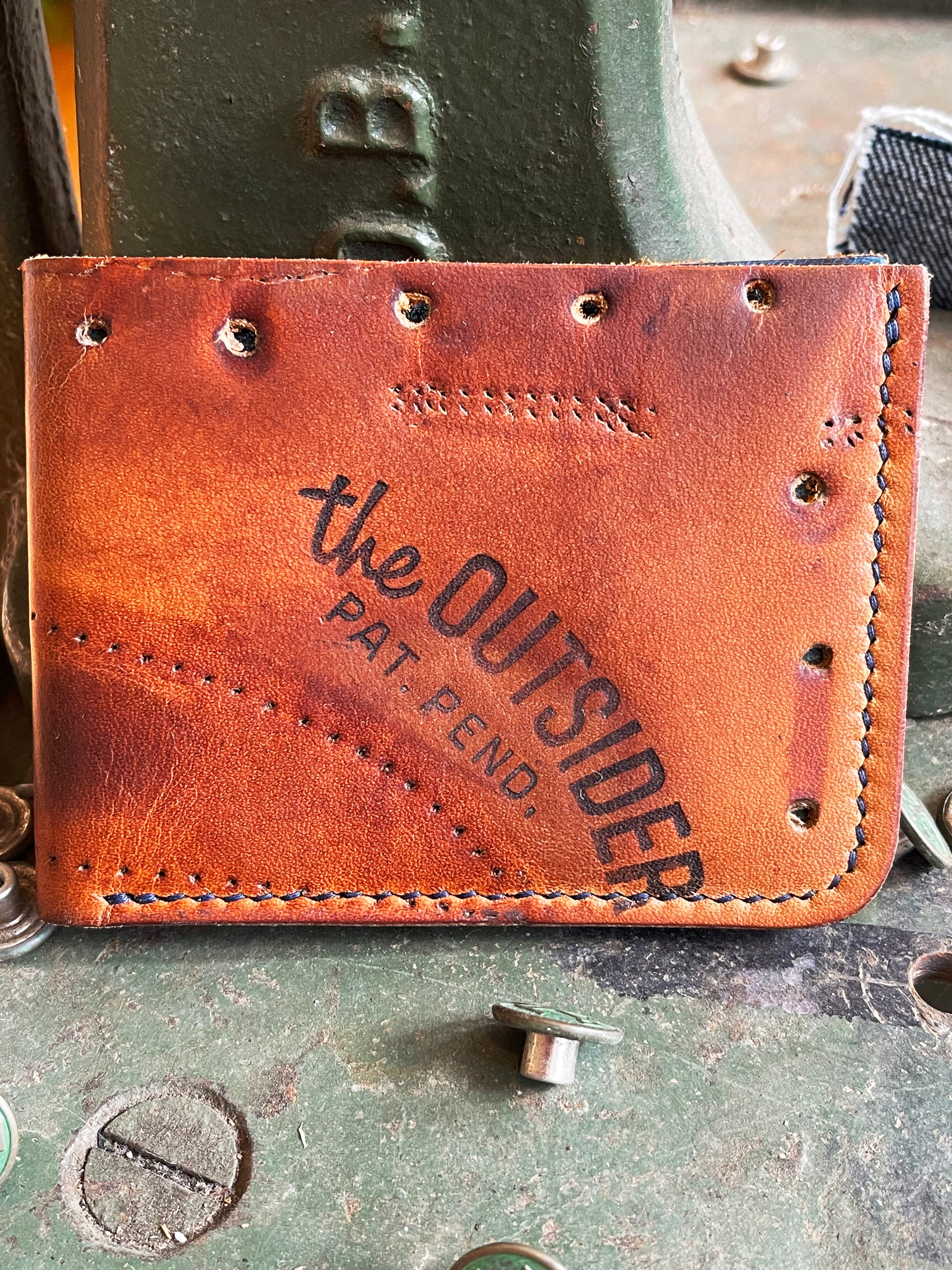 25th Anniversary Genuine Vintage Leather Baseball Wallets – Left Field NYC