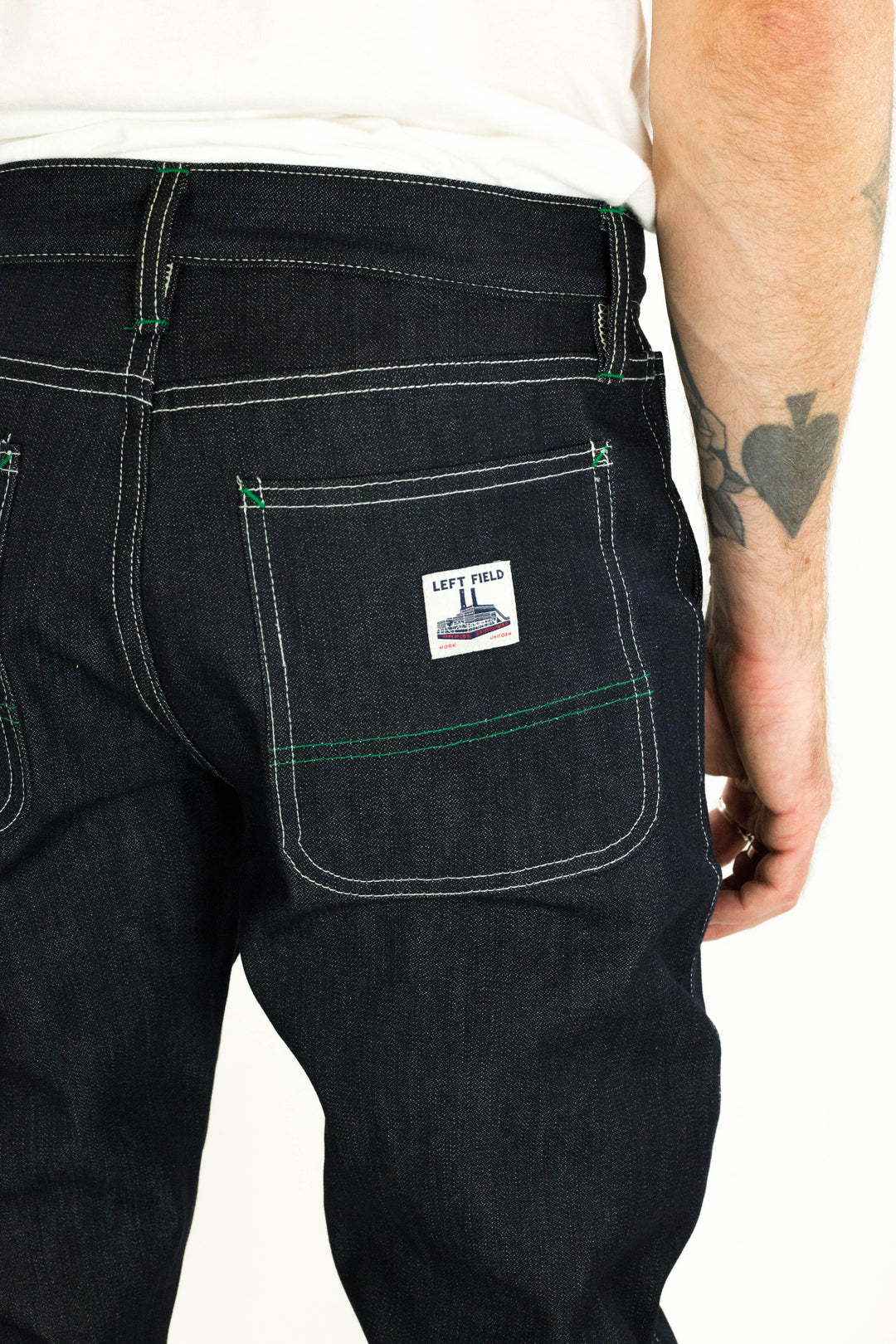 Work Uniform Jean 13 oz Cone White Oak Broken Twill jean – Left Field NYC