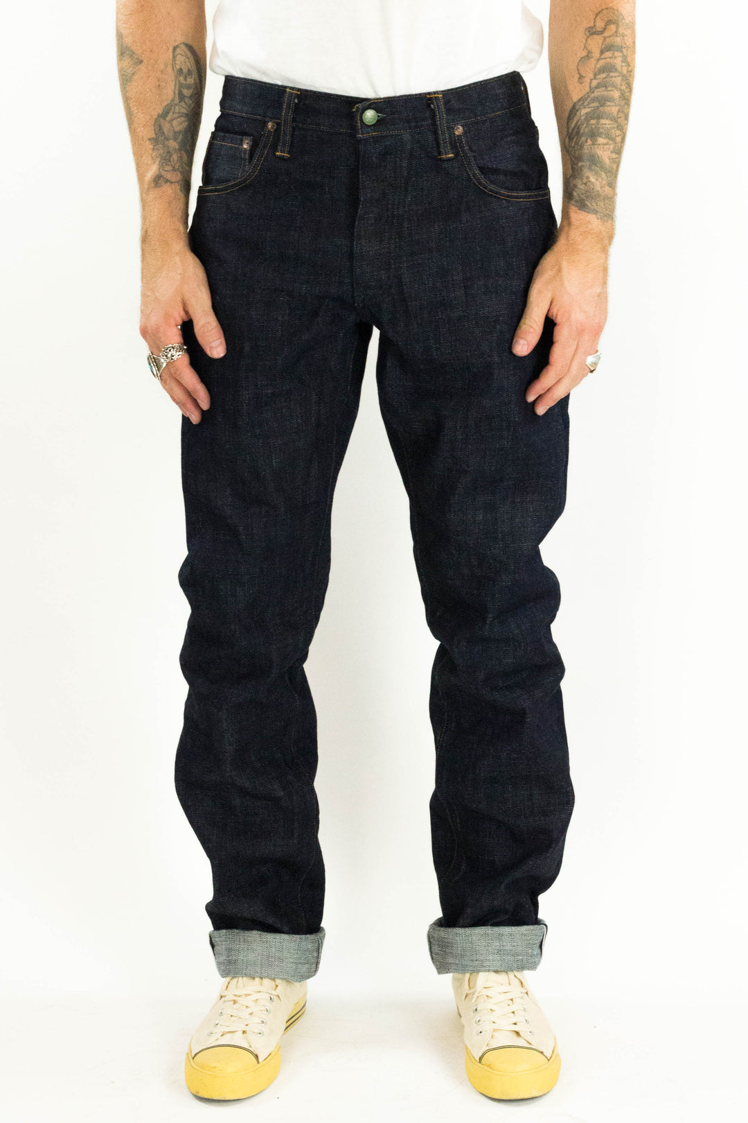 Greaser 18 oz Slub Indigo Collect Mills – Left Field NYC