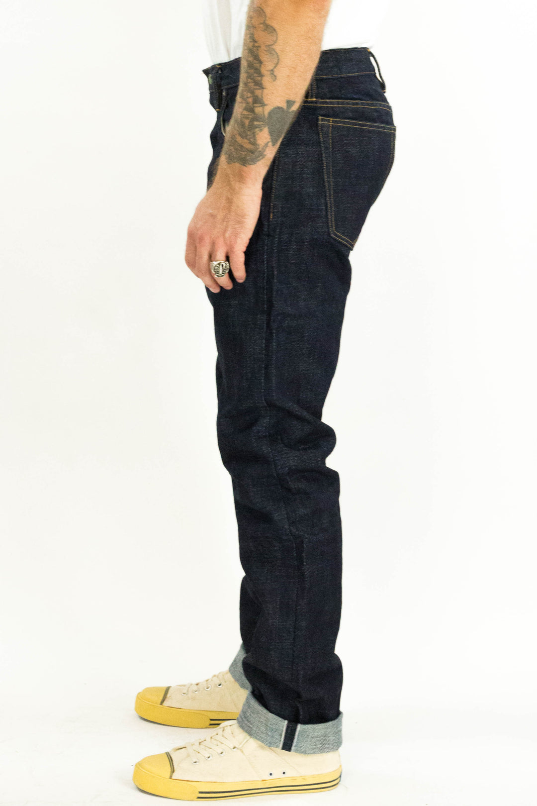 Greaser 18 oz Slub Indigo Collect Mills – Left Field NYC