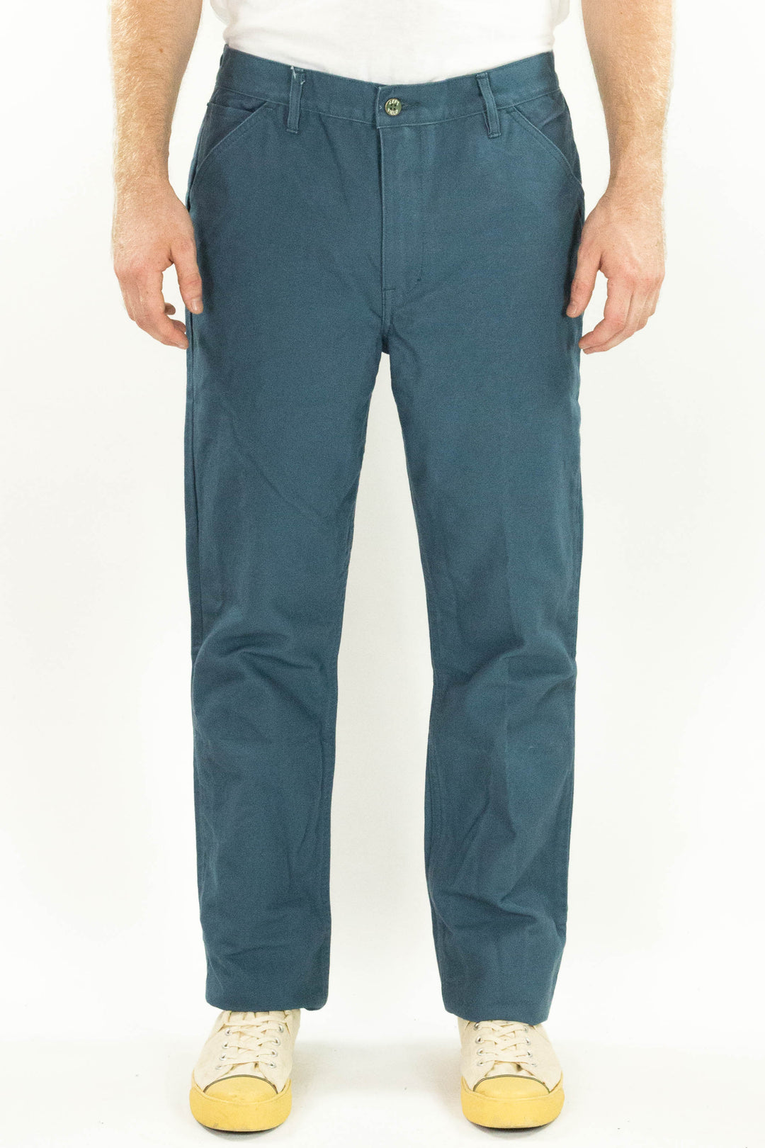 Steel Blue Work Uniform Mt. Vernon Mills Duck Chino – Left Field NYC