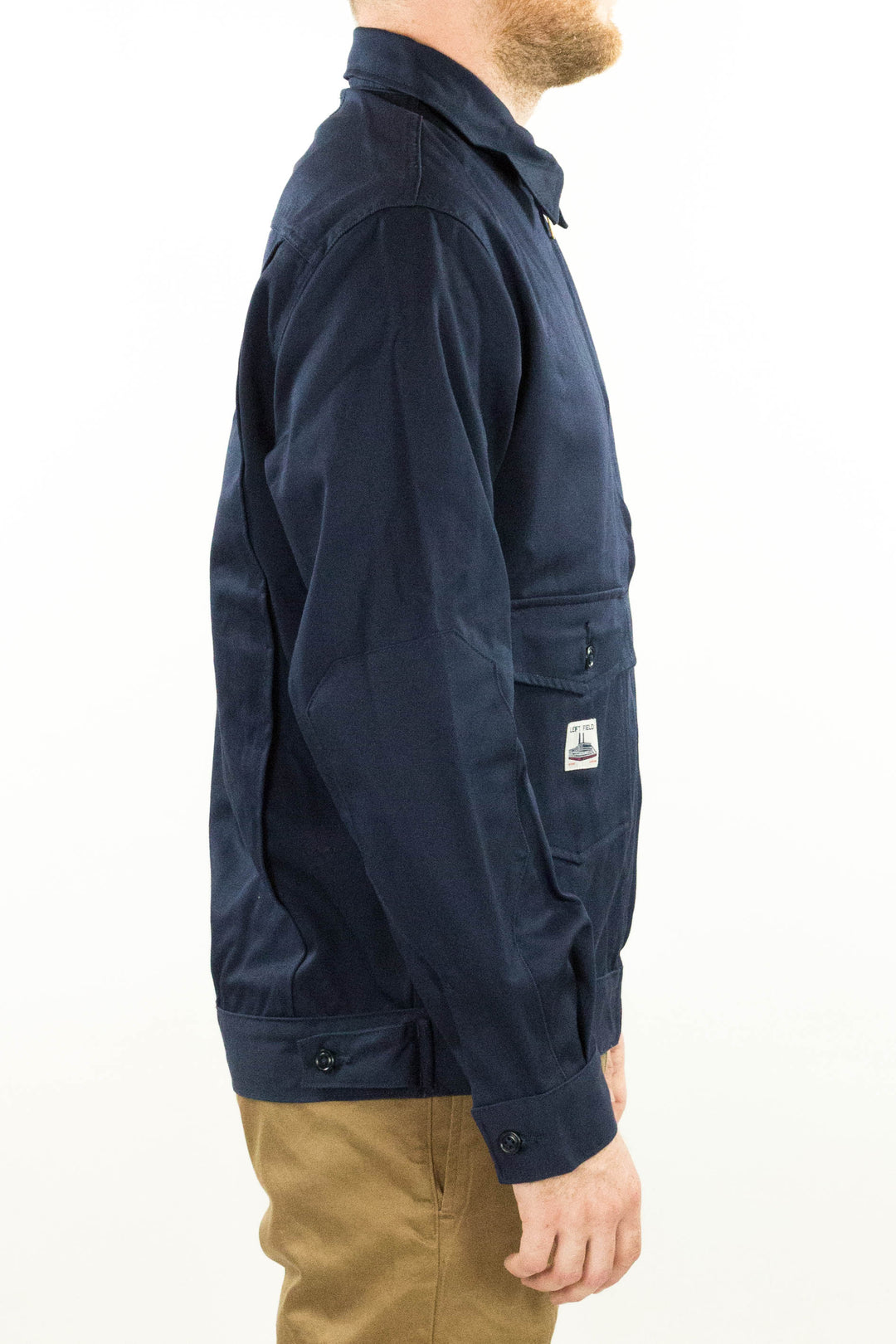 WORK UNIFORM 9 0Z NAVY TWILL GARAGE JACKET – Left Field NYC