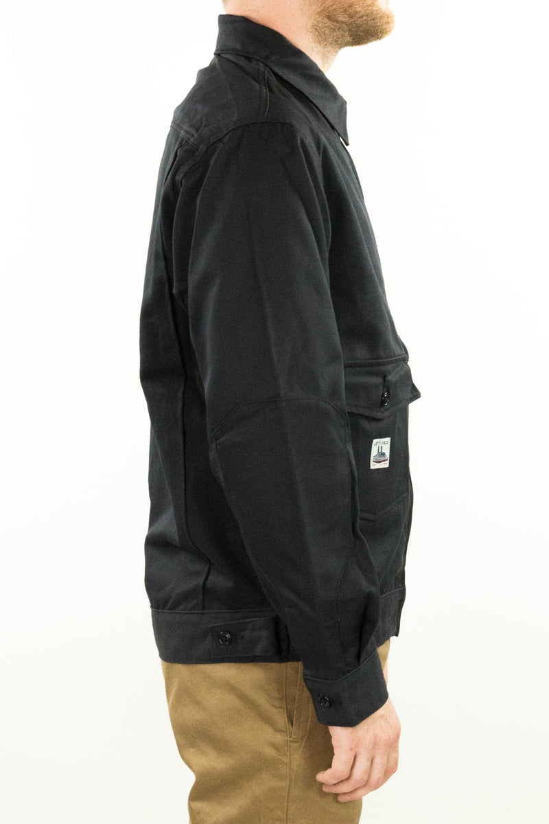 WORK UNIFORM 9 0Z NAVY TWILL GARAGE JACKET – Left Field NYC