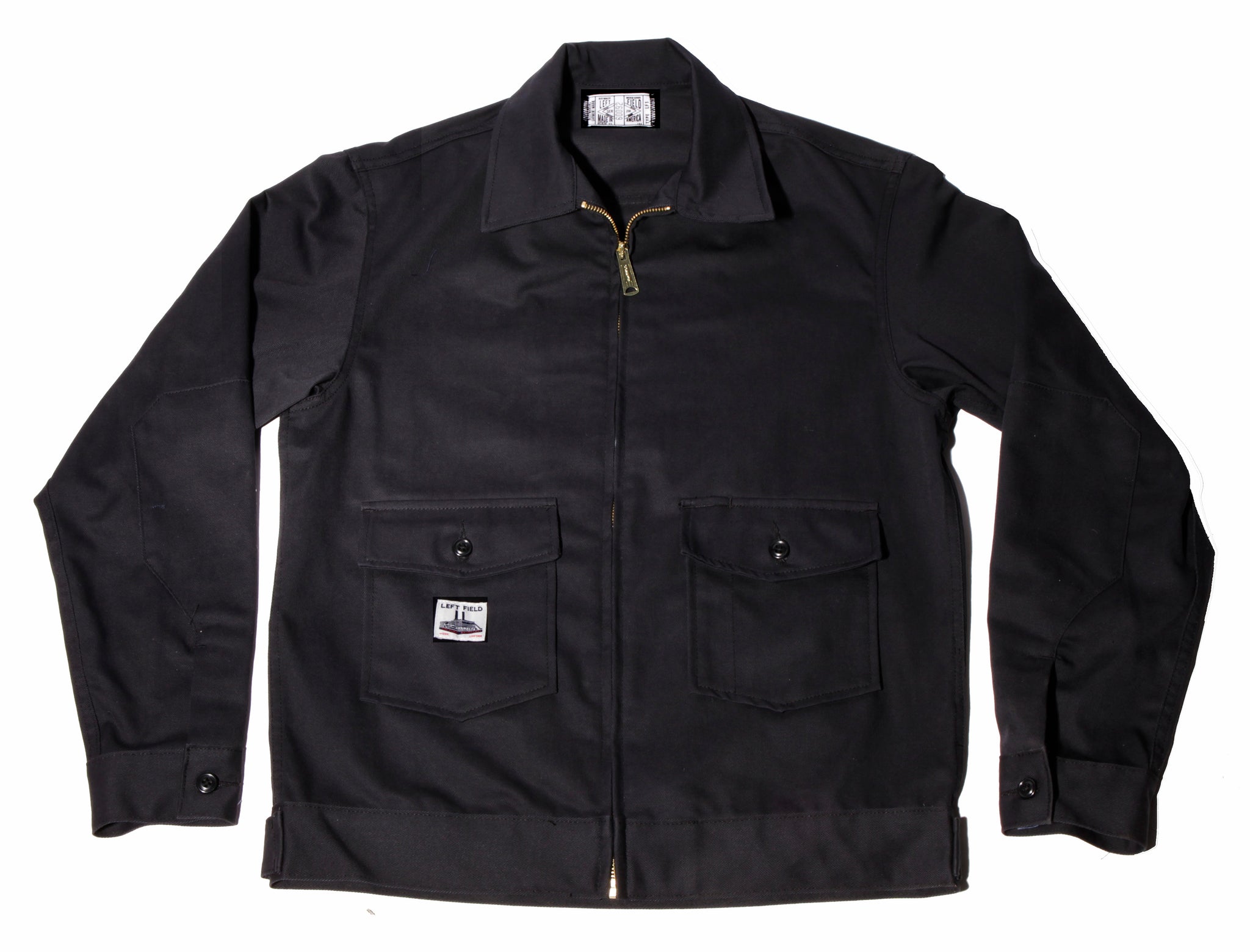 WORK UNIFORM 9 0Z NAVY TWILL GARAGE JACKET – Left Field NYC